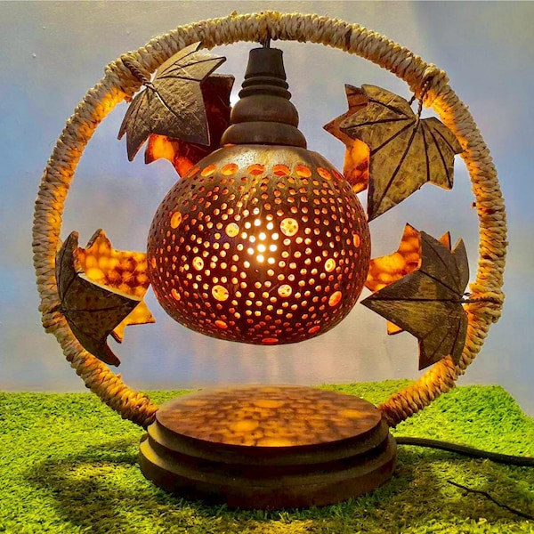 Coconut Floor Lamp - Etsy