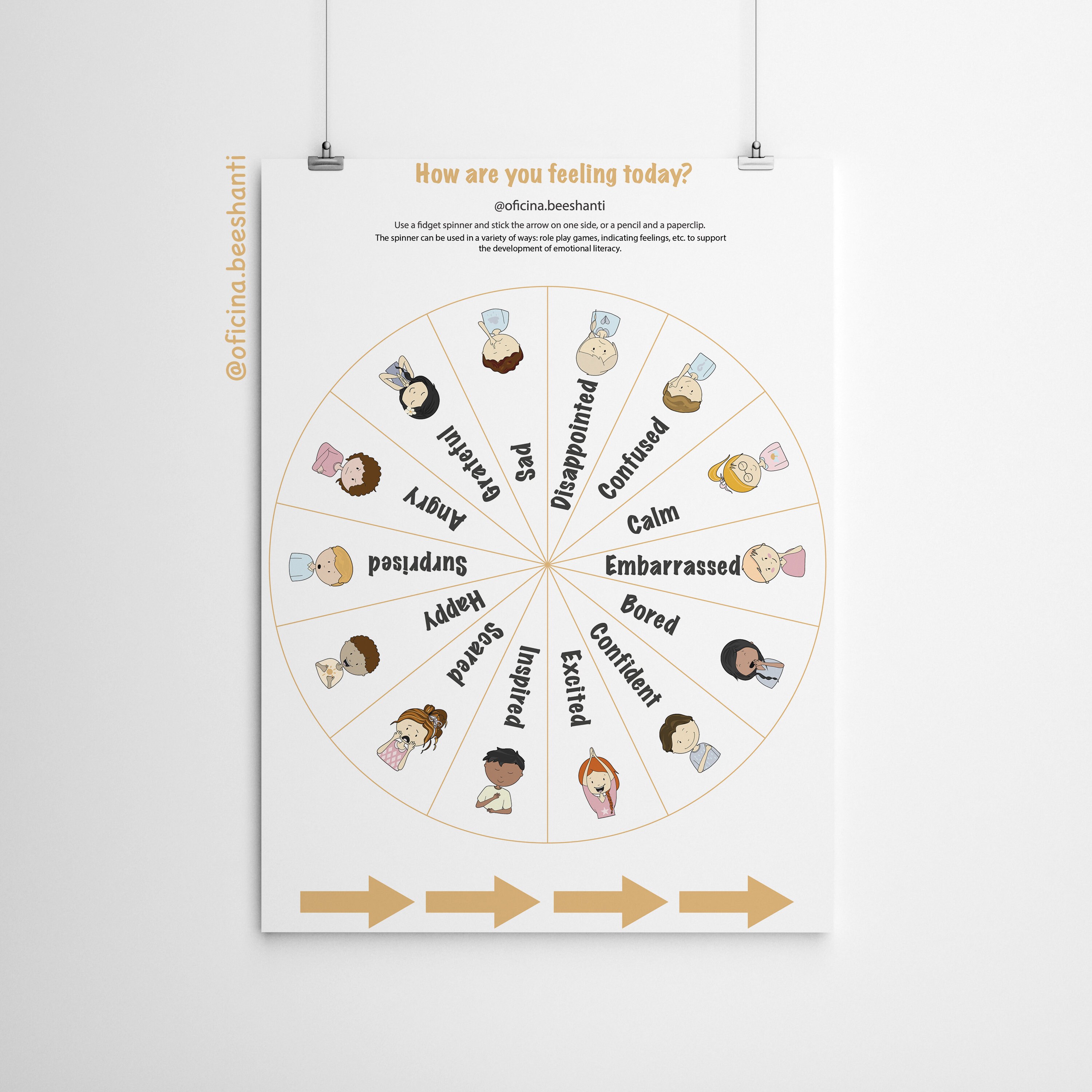 Emotions Spinner Wheel Printable, Preschool Morning Basket, Homeschool ...