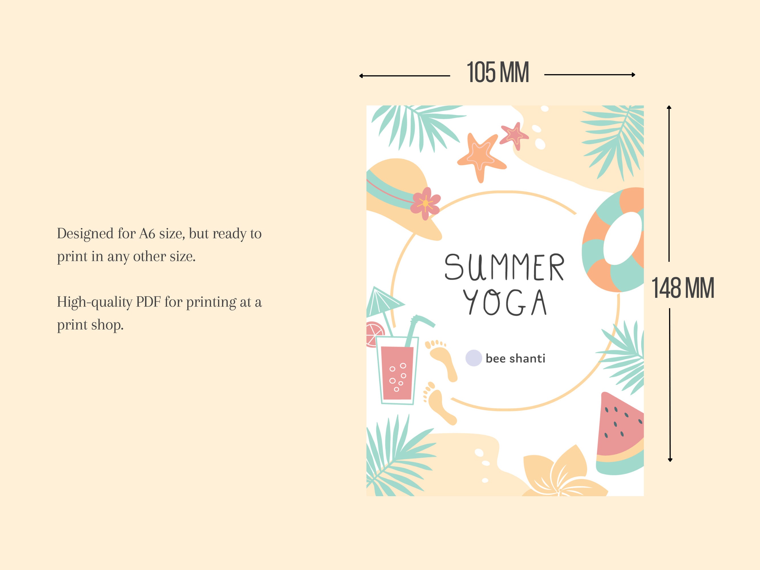 Printable Beach Summer Yoga Cards for Kids - 16 Cards | Summer Themed ...