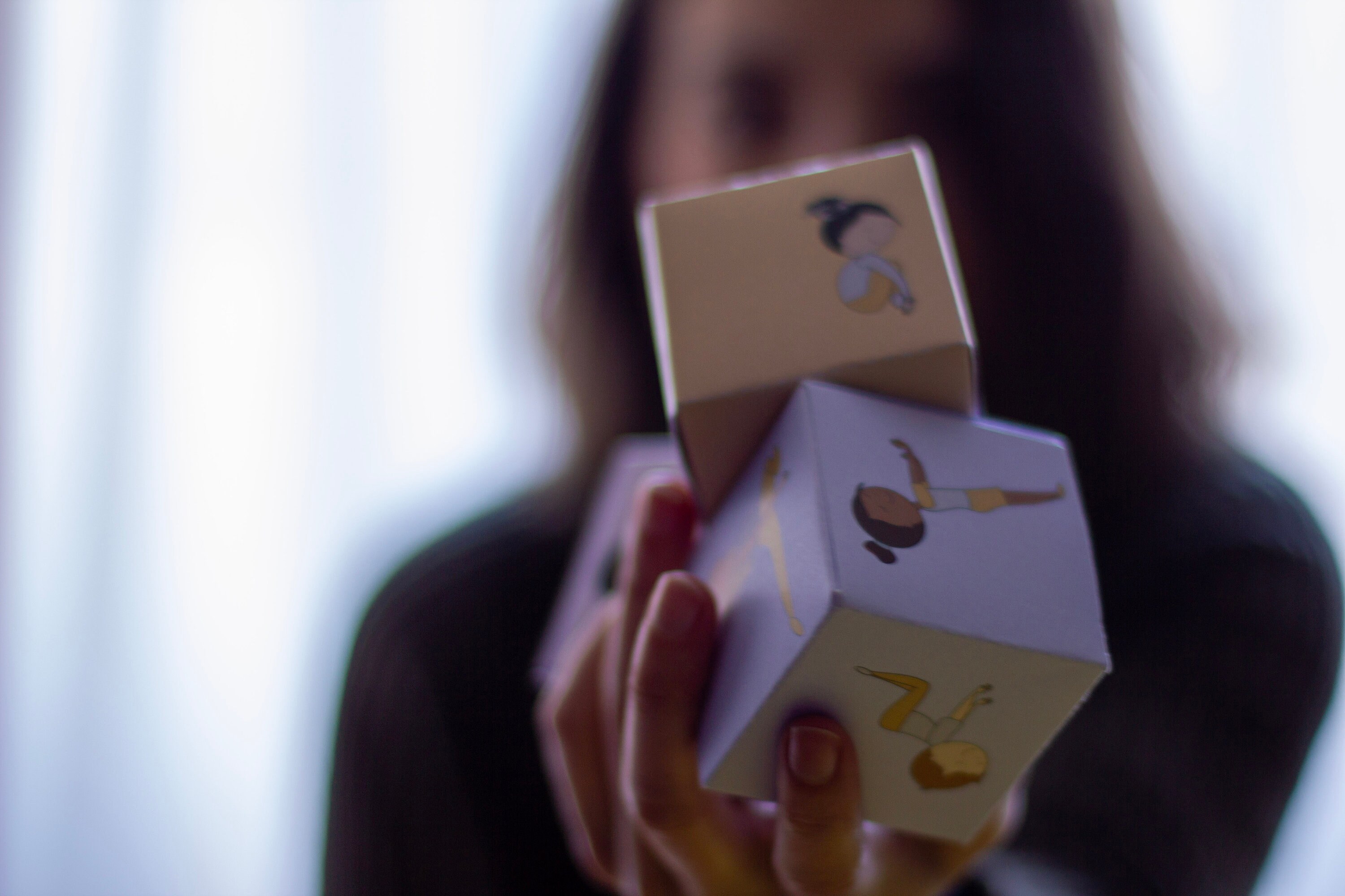 Printable Yoga Dices, Asanas Exercises, Yoga Poses, Mindful Activities ...