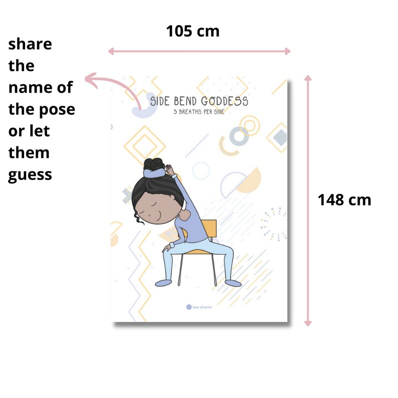 18 Printable Desk Yoga Cards, Stretches for Sitting | Back to School ...