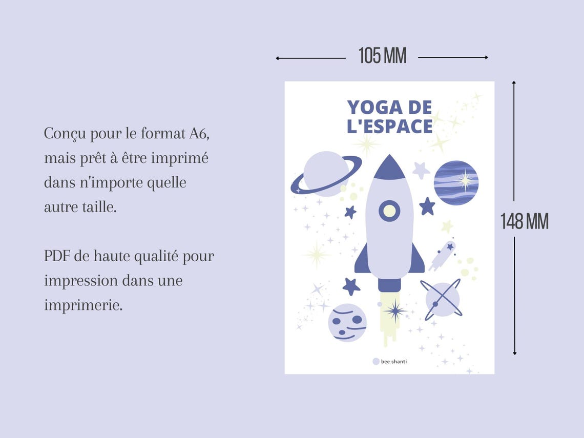 Kids Space Yoga Cards: Cosmic Poses & Breathing Exercise (printable PDF ...