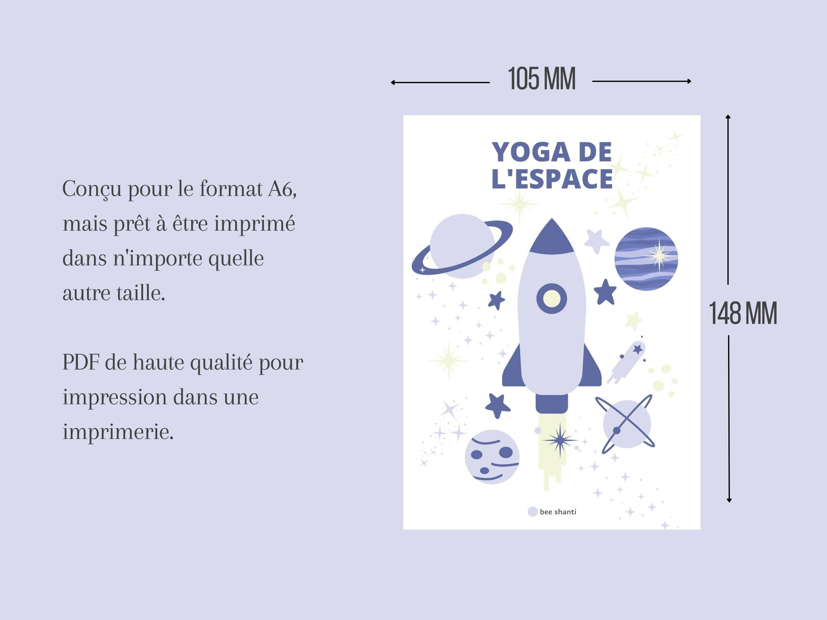 Kids Space Yoga Cards: Cosmic Poses & Breathing Exercise (printable PDF ...