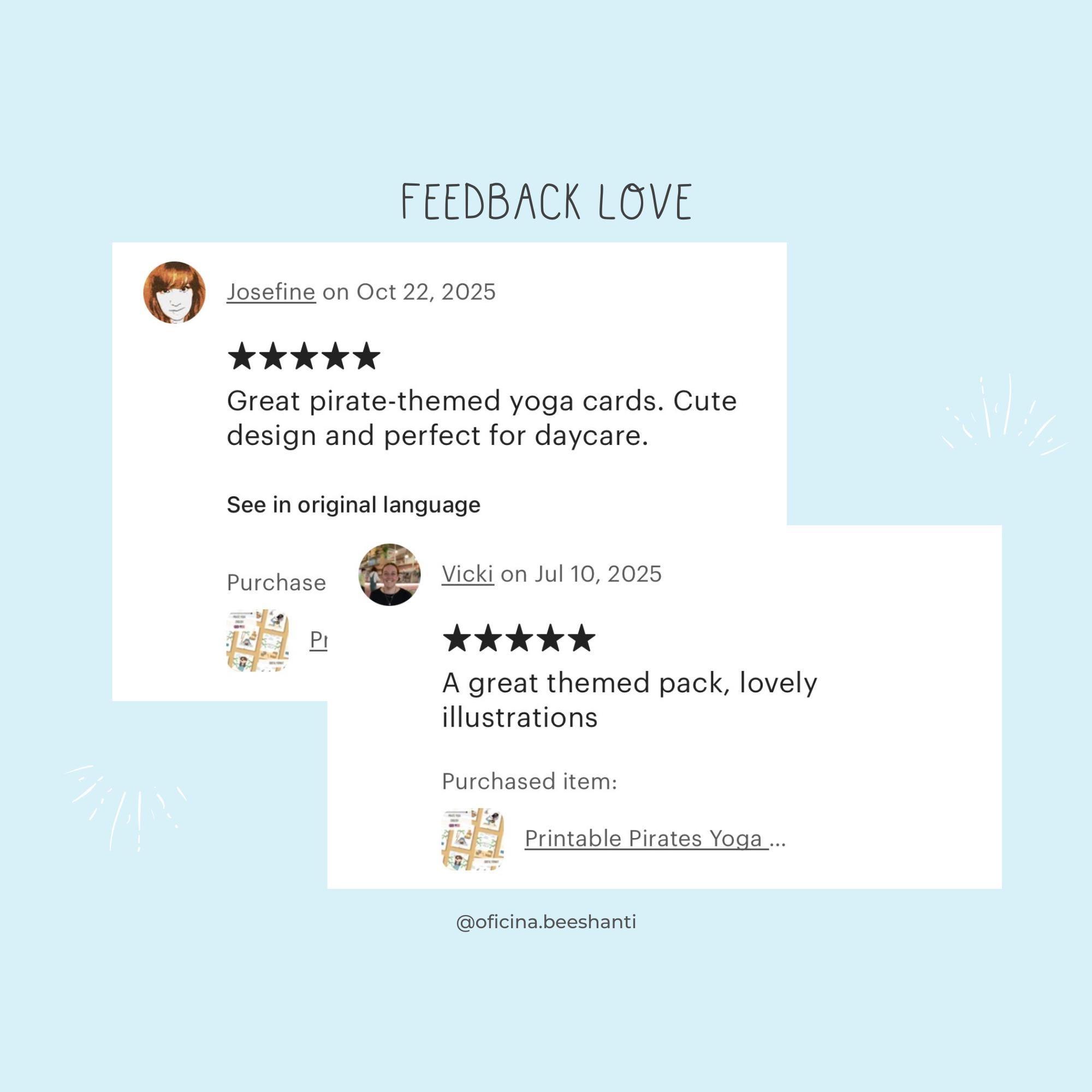 Printable Pirates Yoga Cards for Kids - 16 Cards Pirate-themed Asanas ...