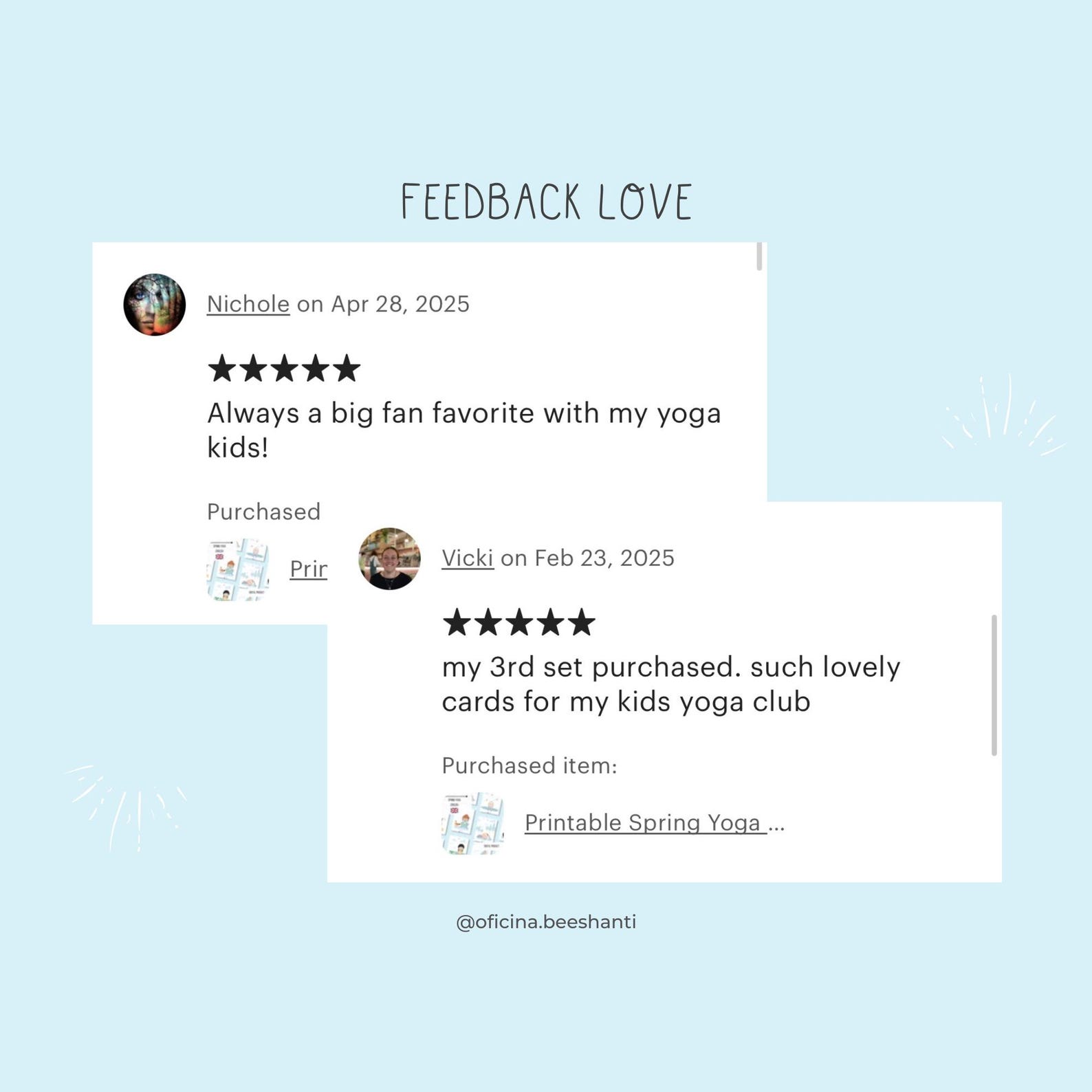 Printable Spring Yoga Cards for Kids - 18 Asanas With Animals and Other ...