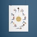 Kids Printable Sun Salutation Asana Poster, Yoga Art Print Instant ...