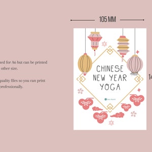 Printable Chinese New Year Yoga Cards for Kids - 12 Asanas With Animals ...