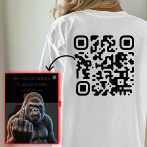 Prank Qr Code Gorilla - Etsy