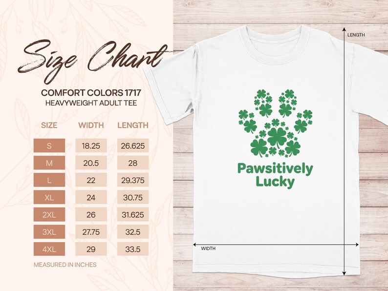 Comfort Colors® Pawsitively Lucky T-shirt: St Patricks Day Clover Dog ...