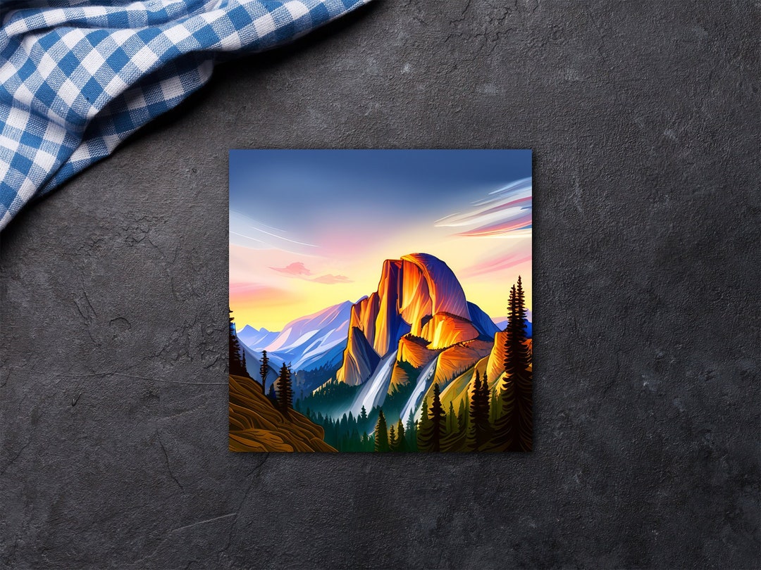 Yosemite National Park Half Dome Sticker, Trucks Body Decals, Laptop ...