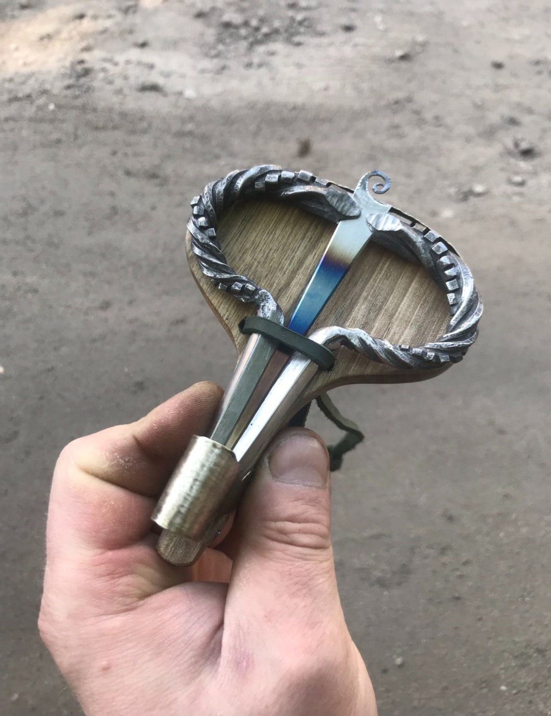 Forged Melodic Jew's Harp twister Wood and Brass Case Inclusive ...