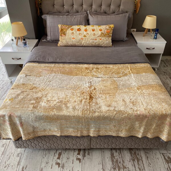 Velvet Bedspread - Etsy