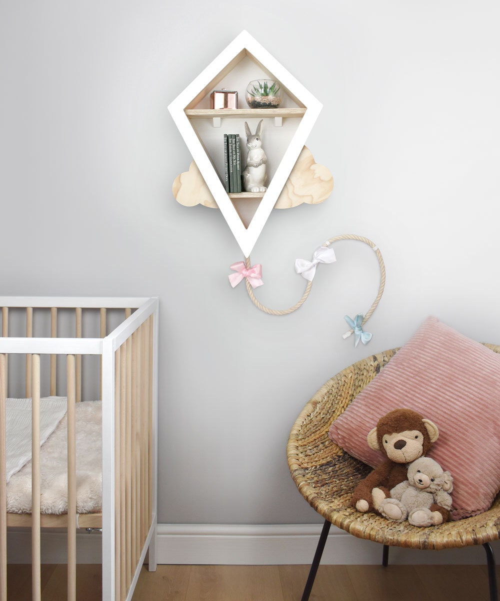 Kite Nursery Shelf Nursery Deco Nursery Furniture - Etsy UK