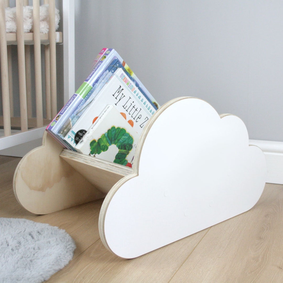 Cloud Book Rack - Book Storage - Book Rack - Nursery Furniture - Kids ...