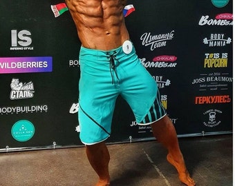 Mens Physique Shorts - Etsy