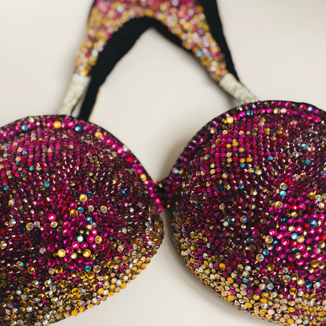 Competition Pageant Sparkle Bikini Bodybuilding Suit With - Etsy