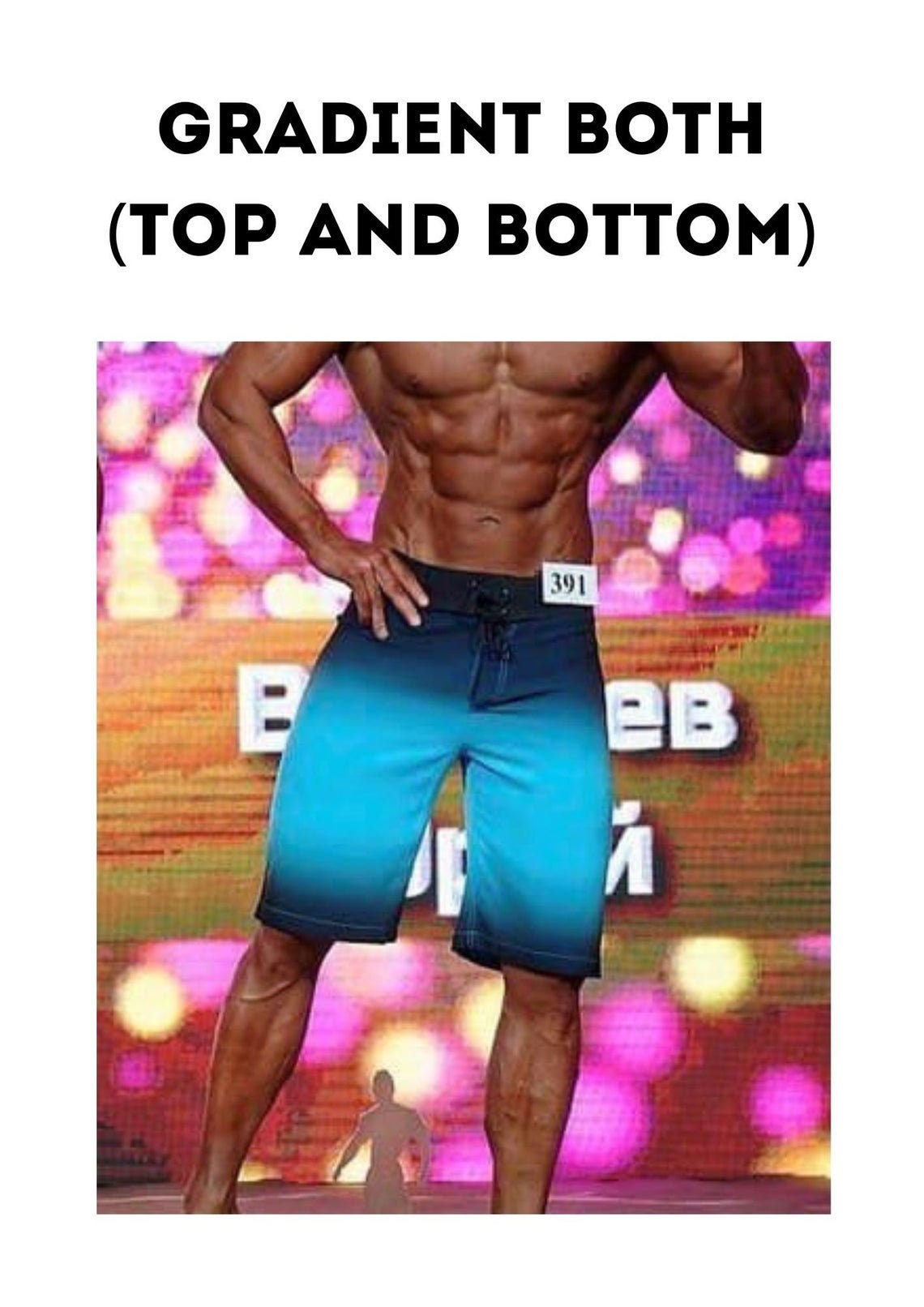 Custom Made Men's Competition Shorts Posing Bodybuilding - Etsy