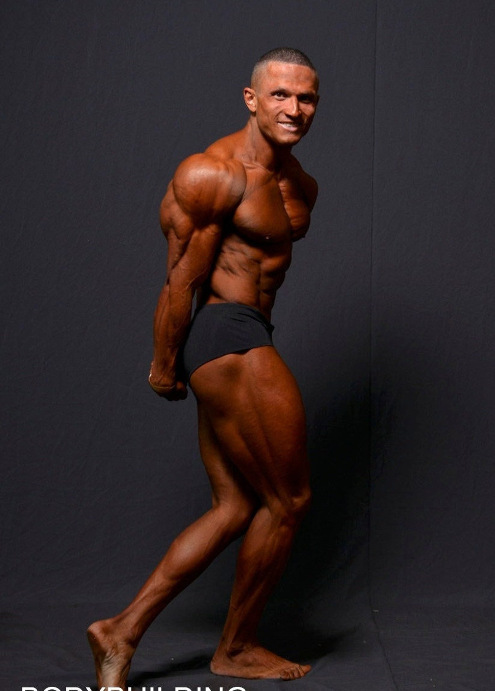 Custom Made Classic Physique Bodybuilding Black Posing Trunks - Etsy