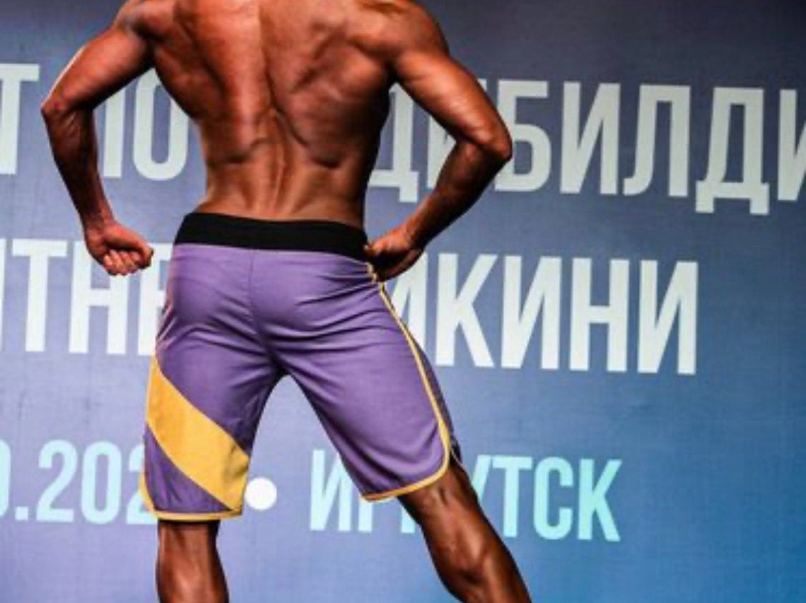 IFBB NPC WBFF Men's Physique Competition Bodybuilding Shorts - Etsy