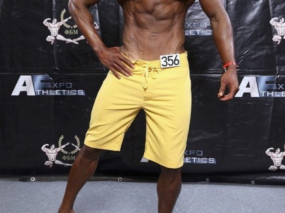 IFBB NPC WBFF Custom Men's Physique Shorts / Boardshorts / - Etsy