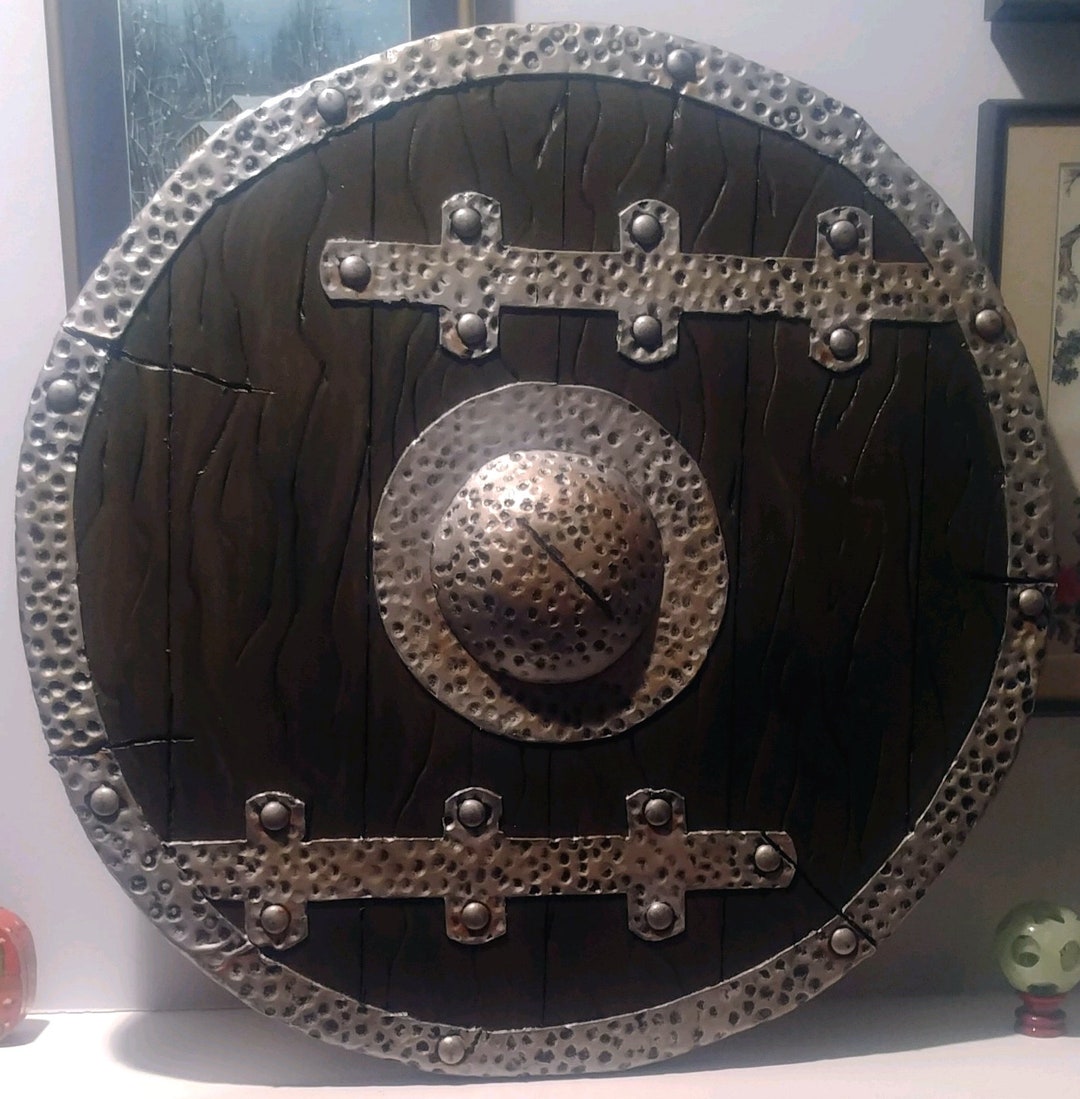 Larp/cosplay "wooden" Foam Shield: Nord Shield/viking Shield - Etsy