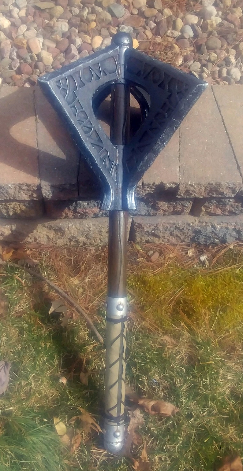 Larp/cosplay Foam Mace: Steel Video Game Inspired "steel Mace" - Etsy