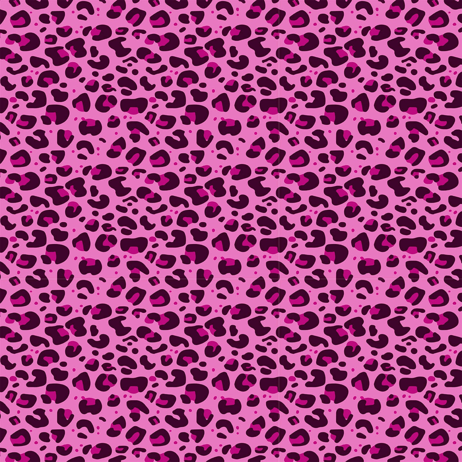 Imprimé animal léopard rose lycra velours mousseline de | Etsy