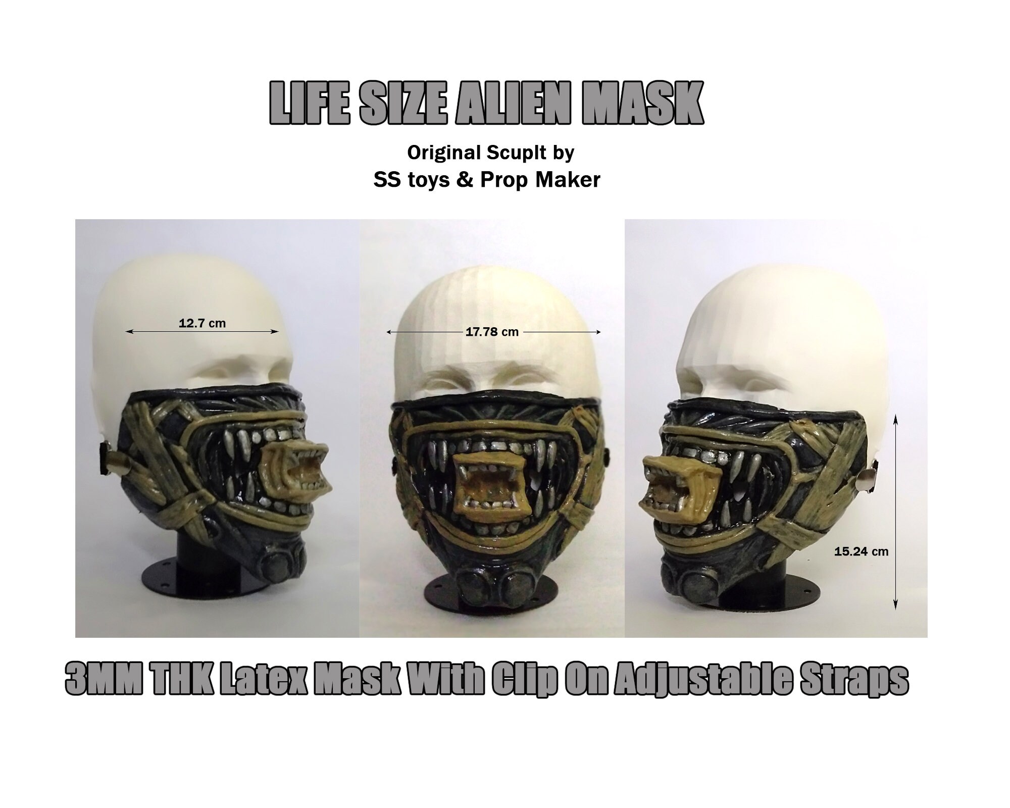 Alien Face Mask | Etsy