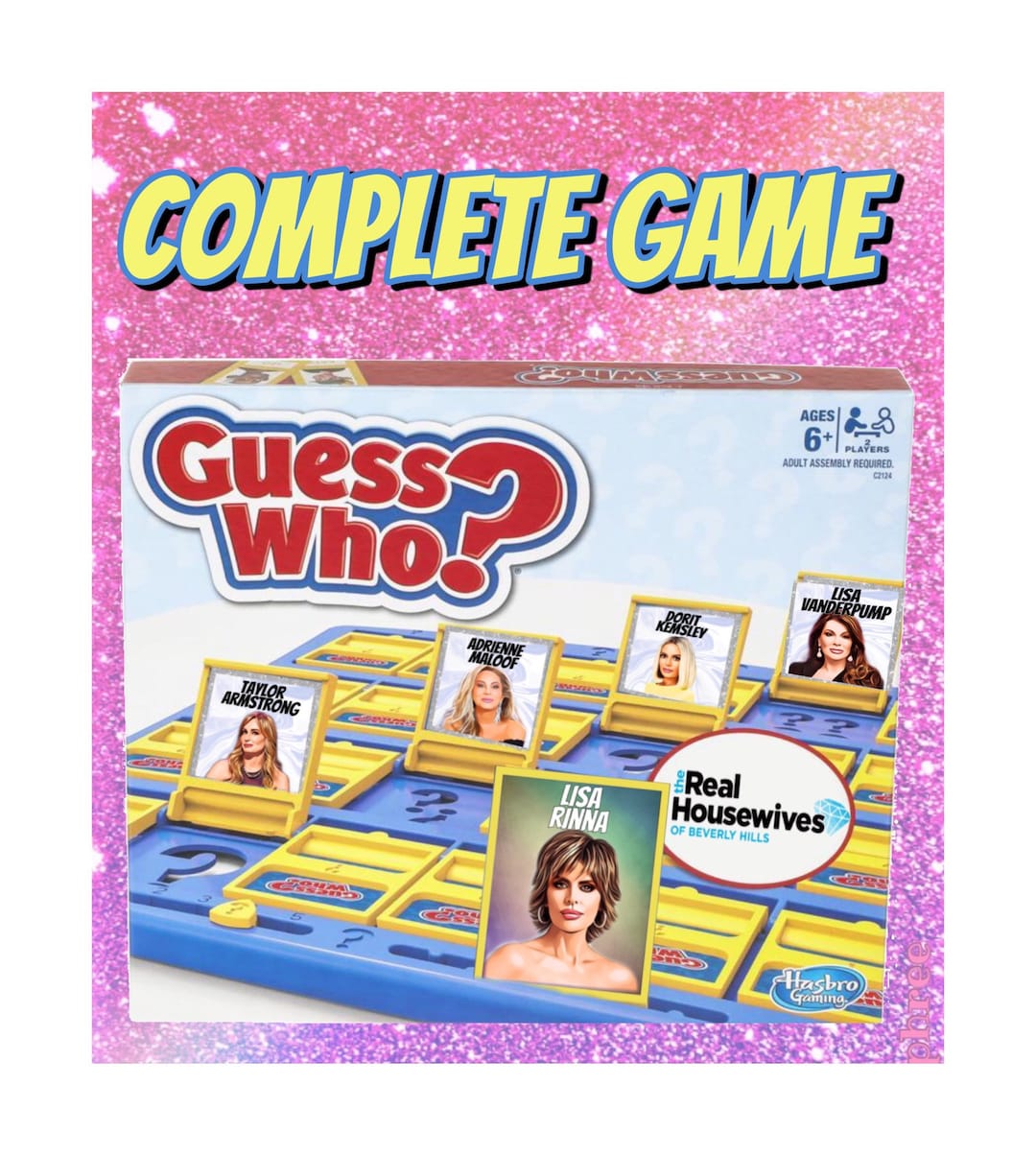 RHOBH Real Housewives Beverly Hills Complete Guess Who Game Great Gift ...
