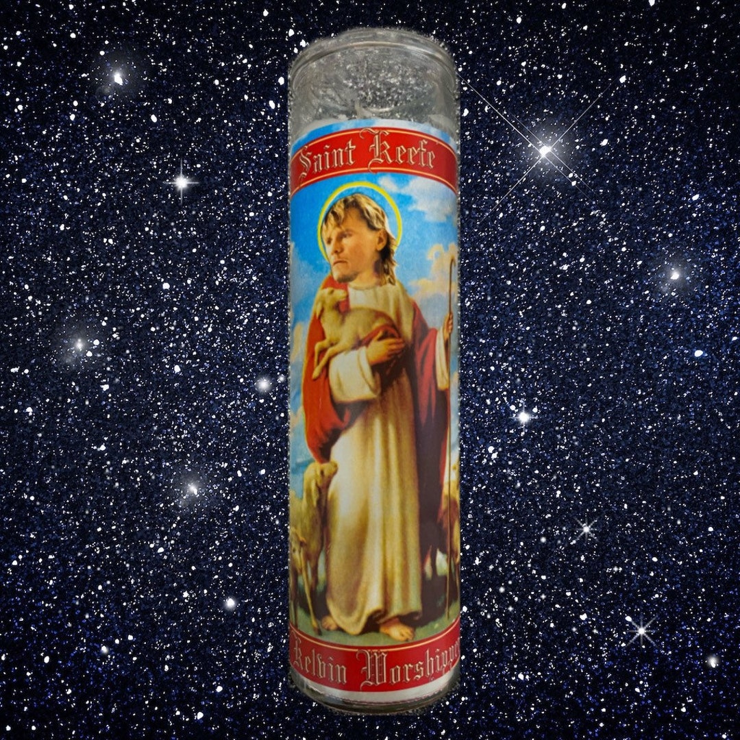 Saint Keefe Kelvin Worshipper Label for Prayer Candle. Righteous ...