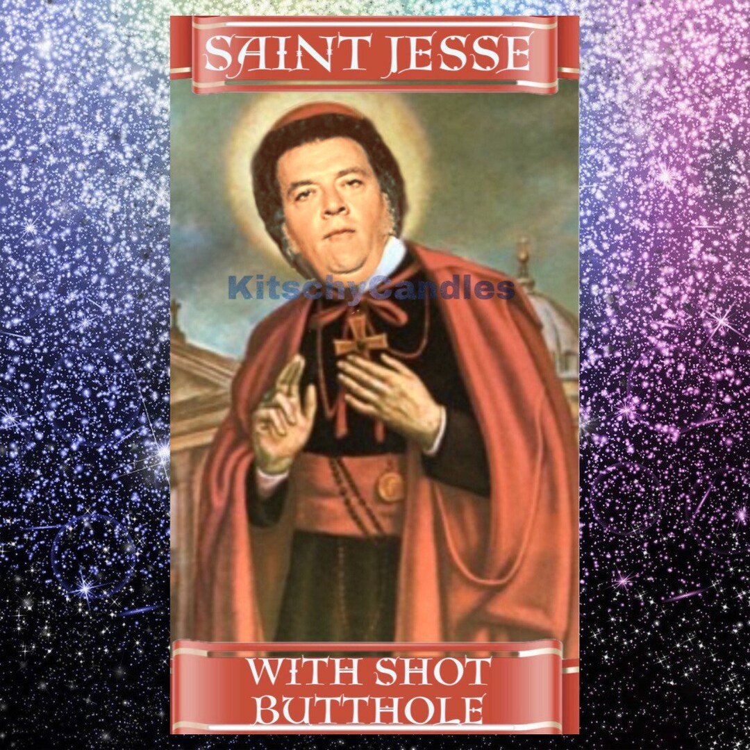 Jesse Gemstone Righteous Gemstones Label for Saint Prayer Candle - Etsy