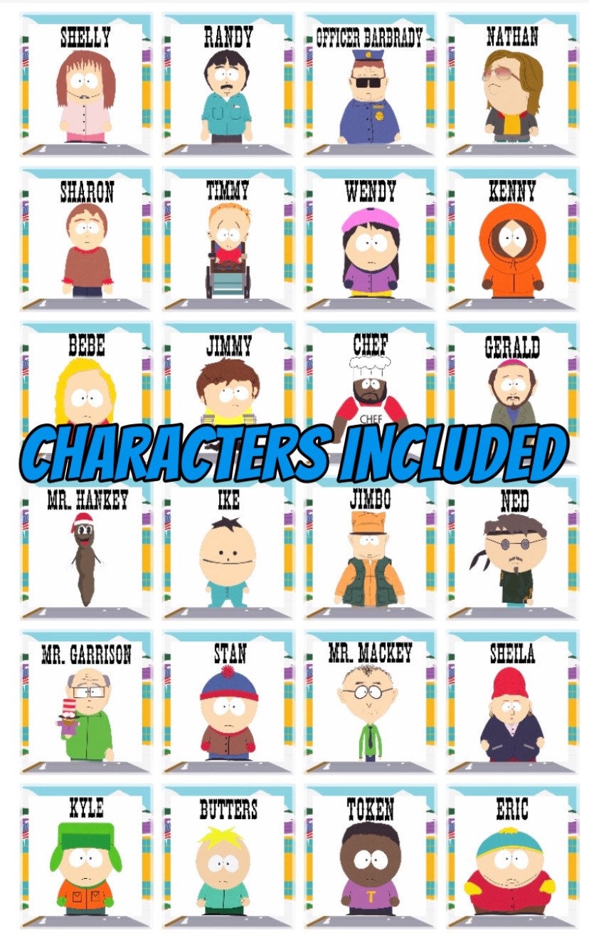 South Park Character Names List