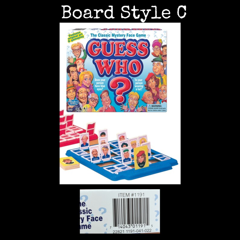 Cards for the Office Guess Who Game Great Gift Funny. Cards - Etsy