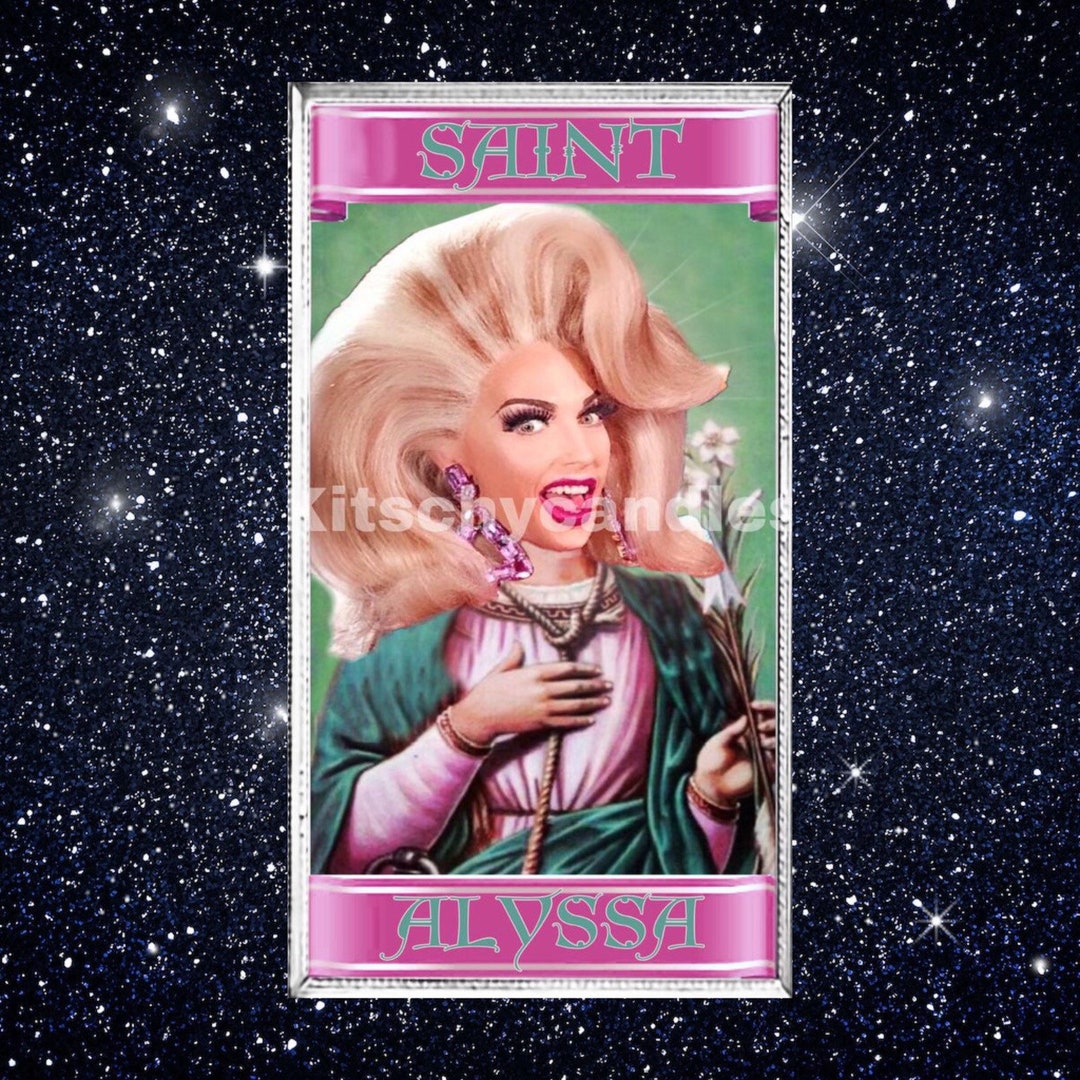 Alyssa Edwards Label for Prayer / Saint Candle. *label Only * Rupaul's ...