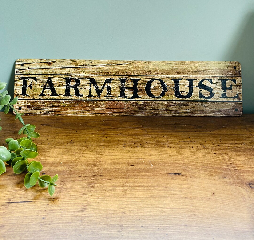 Metal Farmhouse Sign - Etsy