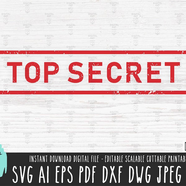 Top Secret File Template - Etsy