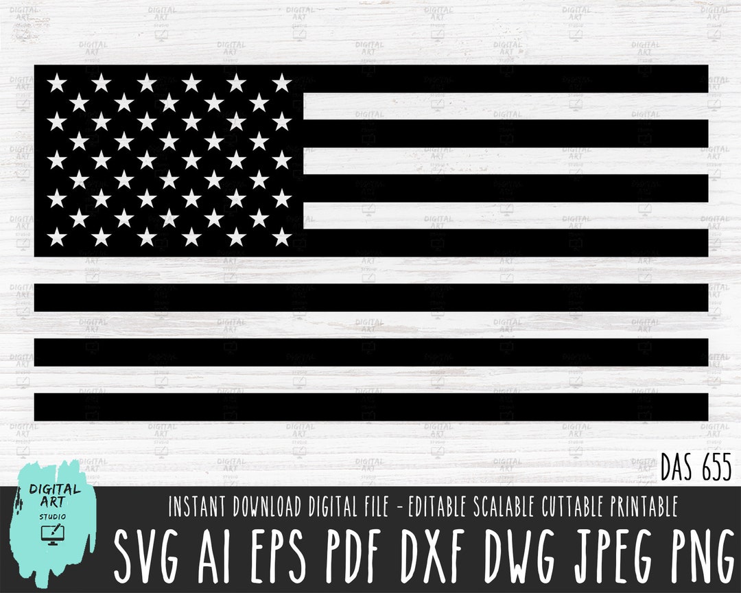 US American Flag Svg, USA Flag Clipart Silhouette America Flag Cricut ...