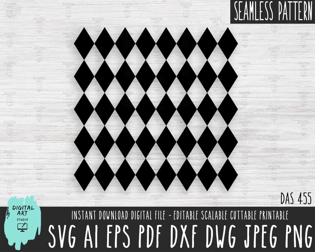Argyle Seamless SVG, Scottish Seamless Digital Download, Diamond ...