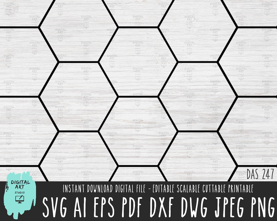 Honeycomb Simple Pattern SVG | Honeycomb Vector File | Hexagon ...