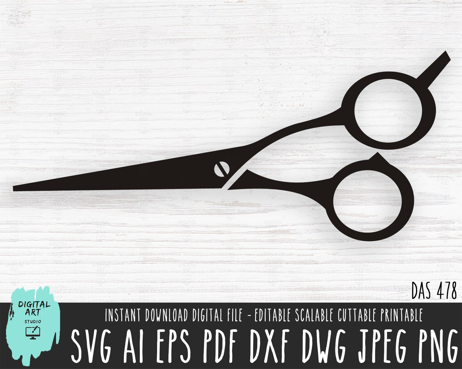 Closed Scissor SVG, Vector Clipart, Cricut Printable (digital Download ...