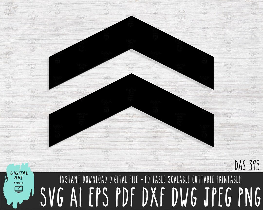 Army Chevron Wing SVG, Soldier Award Vector (digital Download) - Etsy