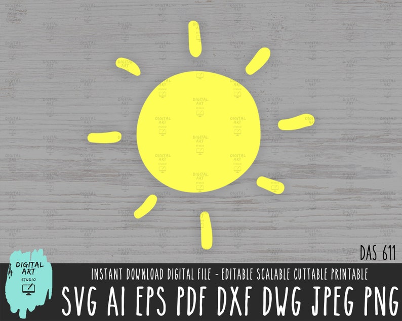 Icono SUN SVG, Sol PNG, Archivo de corte vectorial Sunshine, Descarga ...