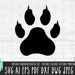 CAT Paw Svg Cat PAW Png Paw Vector Silhouette Cricut CAT Footprint Png ...