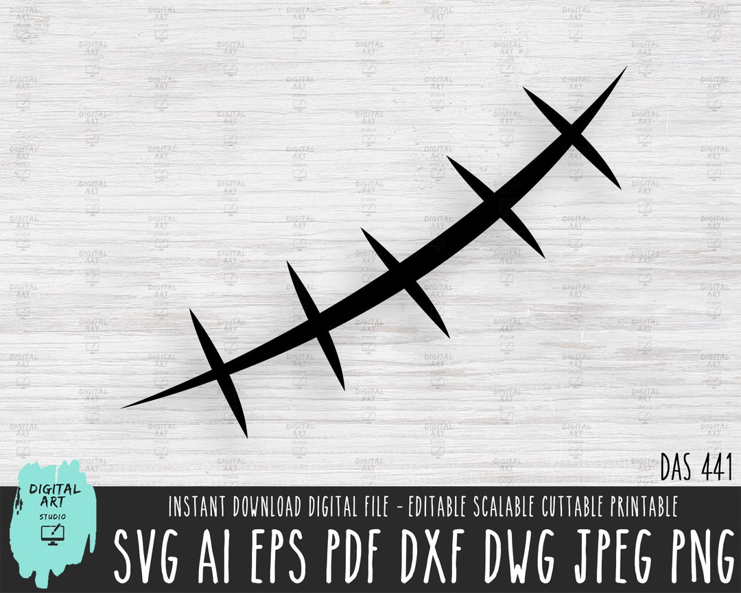 Scar SVG Scratch Icon Digital Download Halloween Vector - Etsy Canada