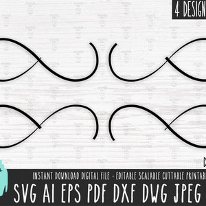 Infinity Monogram SVG Bundle, Eternity Symbol, Cricut Silhouette ...