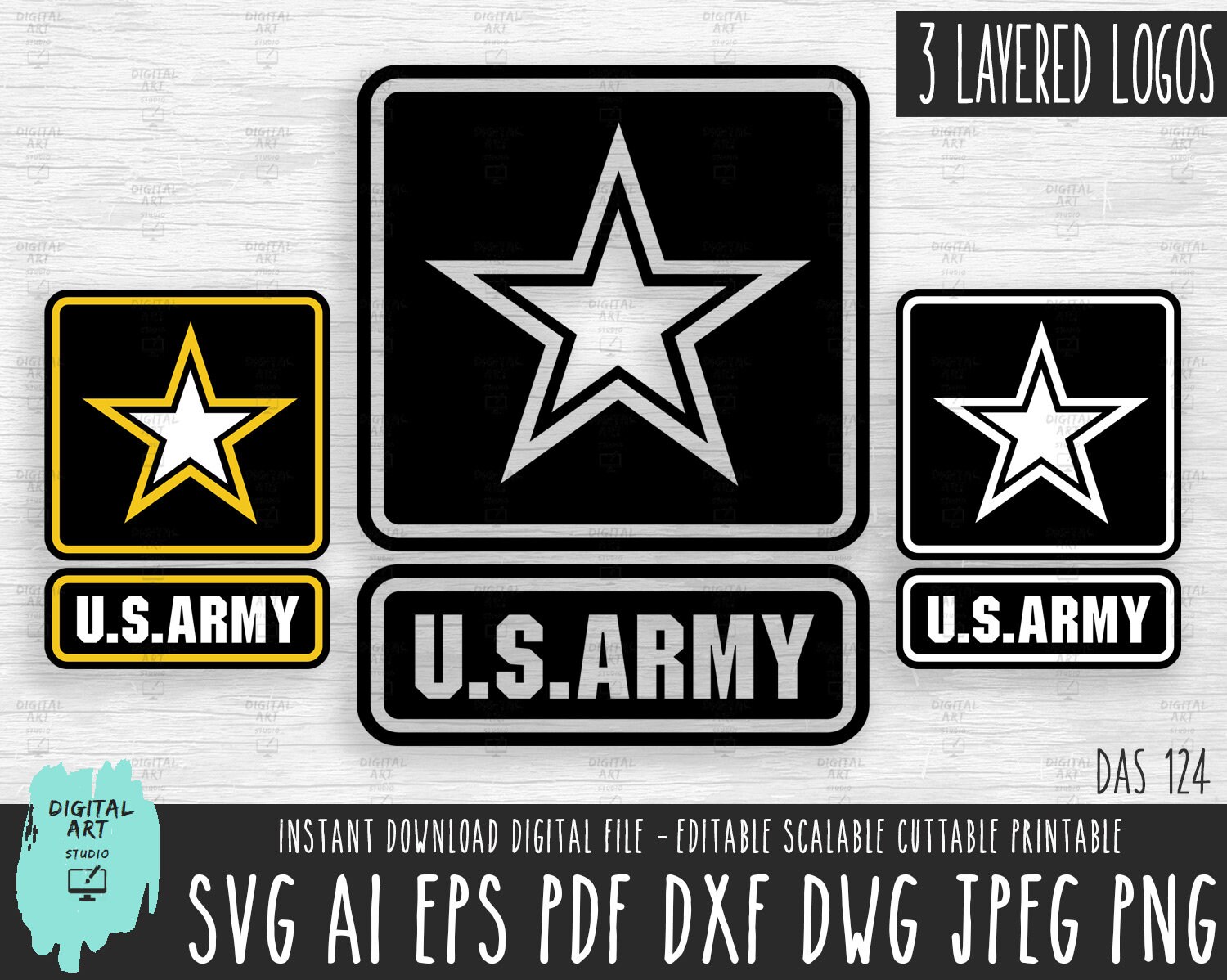 US Army Logo Svg US Army Badge Svg Army Sign Svg Army - Etsy Sweden