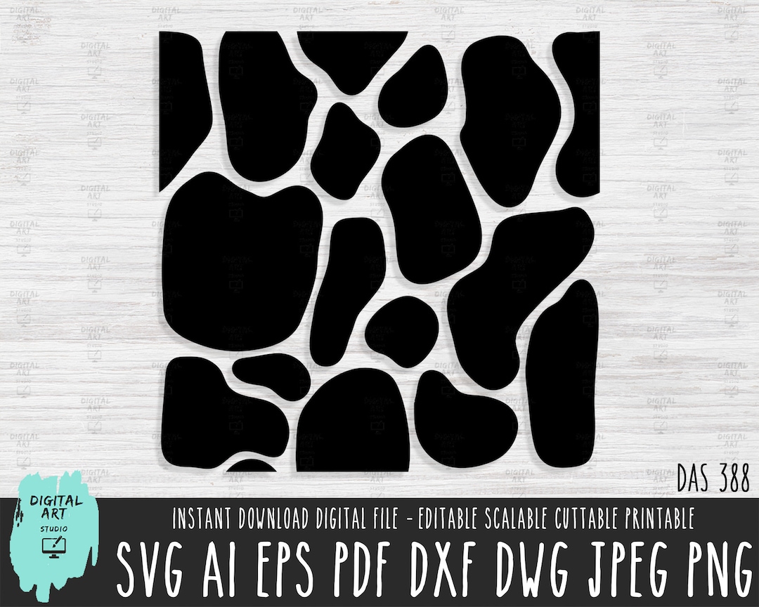 Giraffe Design Seamless SVG, Animal Print Background, Giraffe Repeat ...