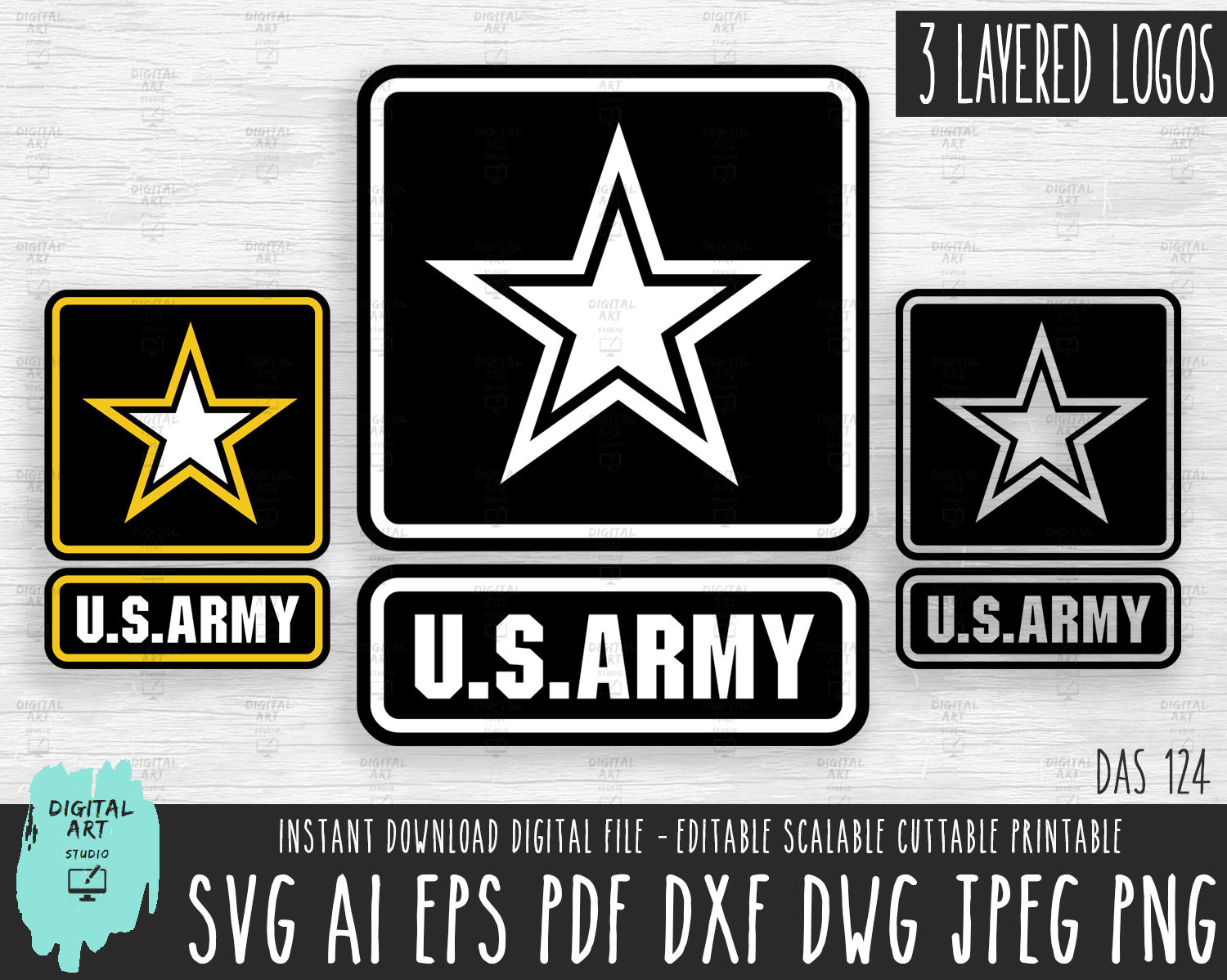 US Army Logo Svg US Army Badge Svg Army Sign Svg Army - Etsy Sweden