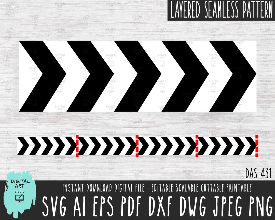 Chevron Line Pattern Layered SVG, ZIGZAG Svg, Chevron Retro Background ...