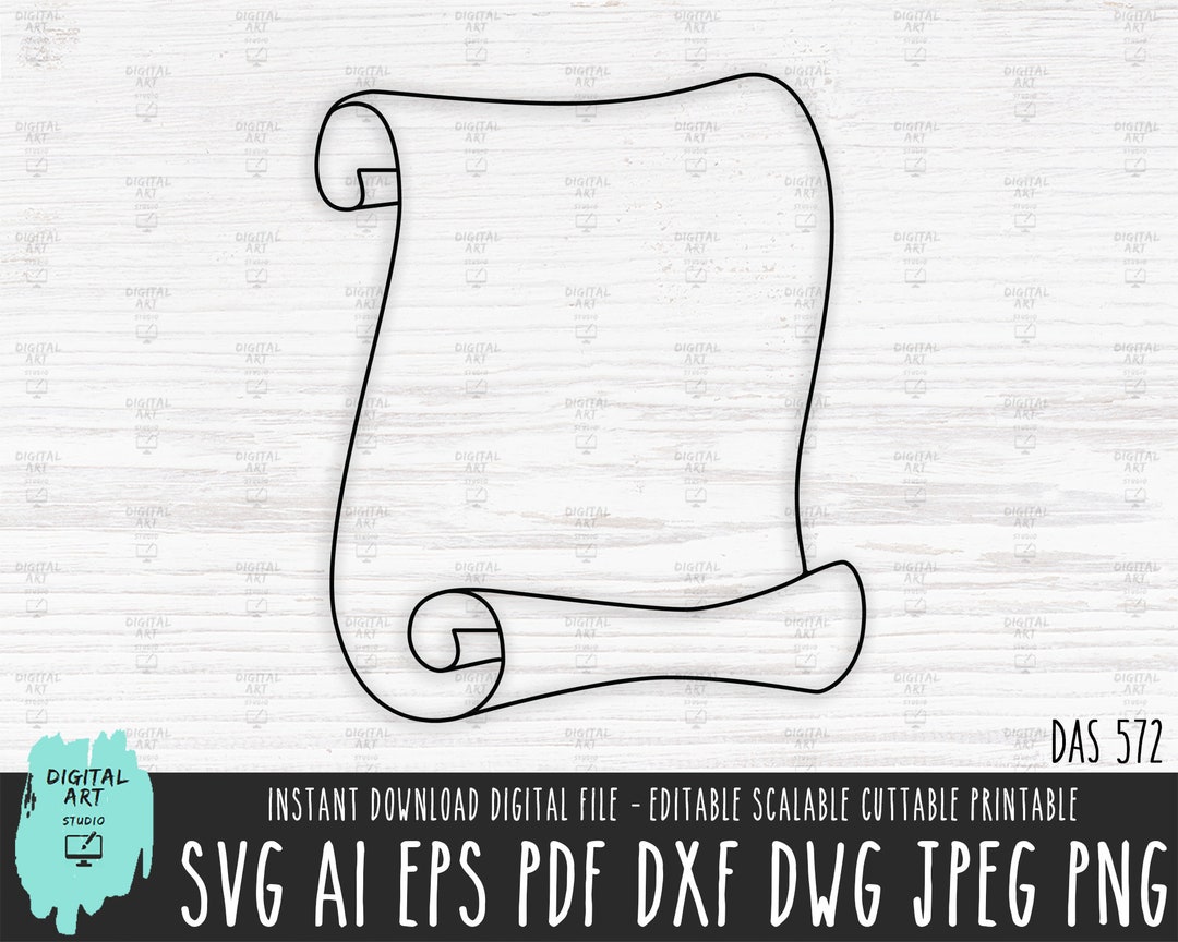 PAPER SHEET Svg Papyrus Svg Manuscript Png Paper Scroll Vector File ...